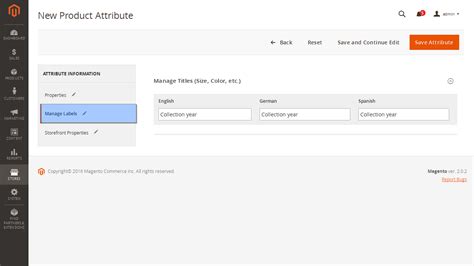 magento 2 x how to create and manage product attributes template