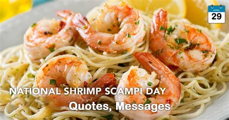 National Shrimp Scampi Day Quotes Wishes Messages