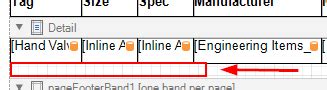How To Remove Spaces Between Rows In A Report Template Of AutoCAD Plant D Report Creator