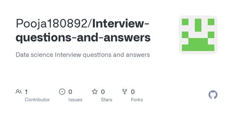 Interview Questions And Answersdata Science Interview Questions And Answerspdf At Main
