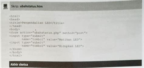 11 Pengontrolan Arduino Via Database Server