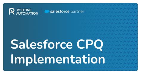 Salesforce Cpq Implementation And Consulting Services Ra