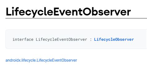 Android Jetpack 컴포넌트 Lifecycles
