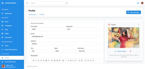 LaratineAdmin A Simple Laravel InertaReact Dashboard PHP Tutorial Php Cn