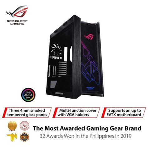 Promo Asus Rog Strix Helios Rgb Mid Tower Cabinet Black Diskon Di Seller Good Gaming Shop