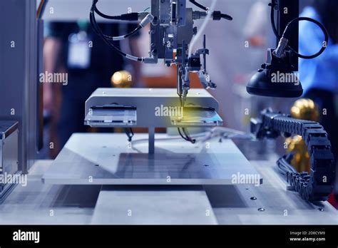 Technological Process Of Soldering And Assembly Chip Components On Pcb Board Automated