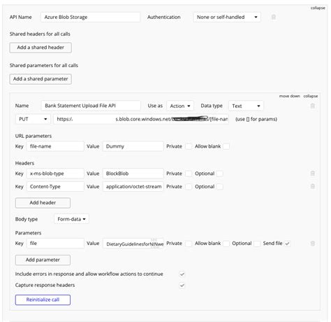 Unable To Send Files Uploaded By Users On Bubble To Azure Blob Storage Via Api Connector