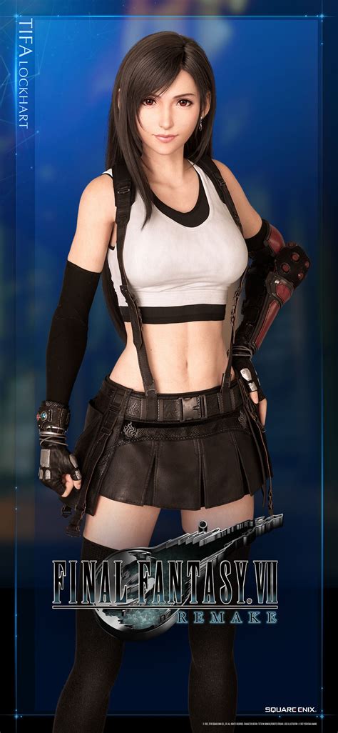 Final Fantasy Vii Remake Official Wallpapers Of Tifa Lockhart And