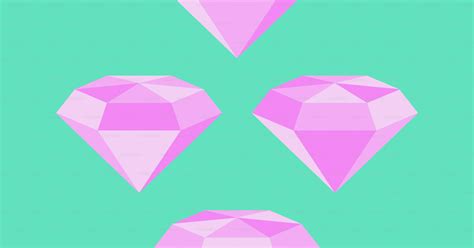녹색 배경에 세 개의 핑크 다이아몬드 벡터 Unsplash의 분홍색 이미지