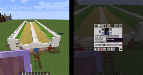 [19w03c] This 64 Block Long Multi Farm Composted Barely A Stack Of Bone Meal R Minecraft