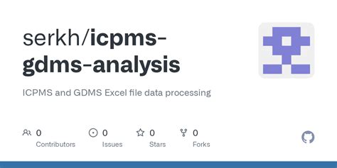 Github Serkh Icpms Gdms Analysis Icpms And Gdms Excel File Data Processing