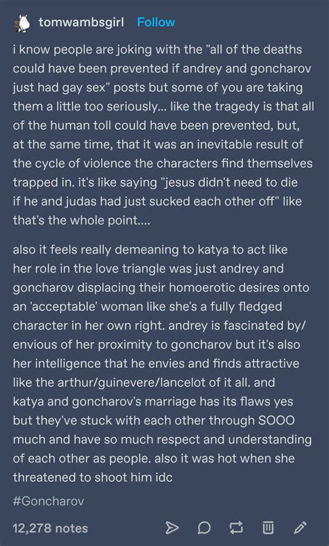 Sm Goncharov Gay Sex Can Only Do So Much Cw Unreality R