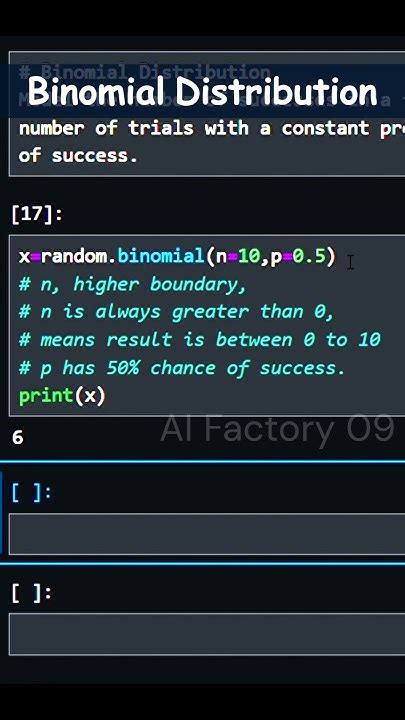 Binomial Distribution Random Number In Numpy With Python Short Python Education Numpy