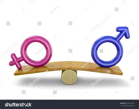 Man Woman Sex Equality Concept Stock Illustration Shutterstock