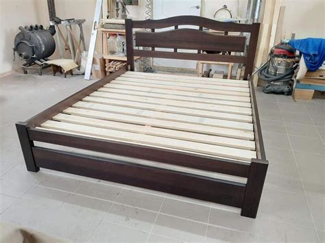 Ліжко деревяне грета двоспальне цвітене вибір кольору — ціна 11000 грн у каталозі Ліжка