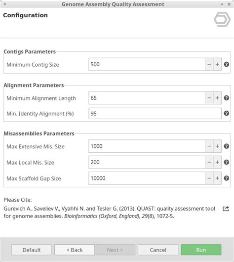 Genome Assembly Quality Assessment Omicsbox User Manual