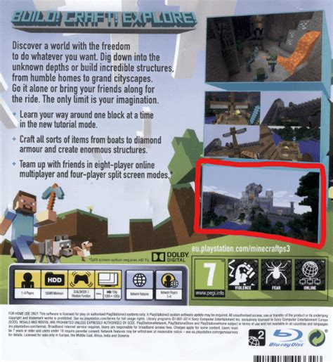Help To Find A Structure From Minecraft Ps3 Disk Box R Ps3