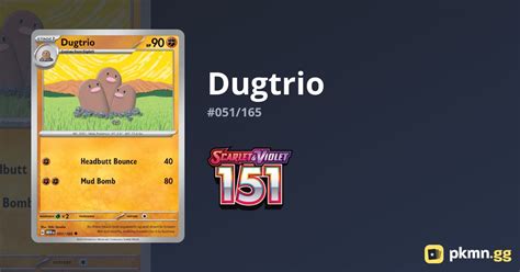 Dugtrio 051165 151 Pkmngg