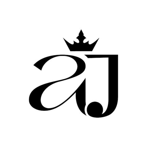 Premium Vector Vector Aj Logo Design
