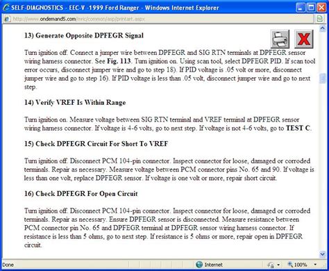 Code P0104 How Do I Clear Obd Ii Code P0104 On 1999 Ford Ranger