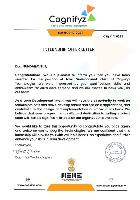 sundaravel s on linkedin cognifyz cognifyztechnologies