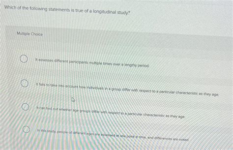 Solved Which Of The Following Statements Is True Of A