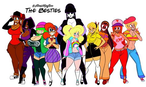 Rule 34 10girls 6girls Artist Name Atomickingboo Background Beauty