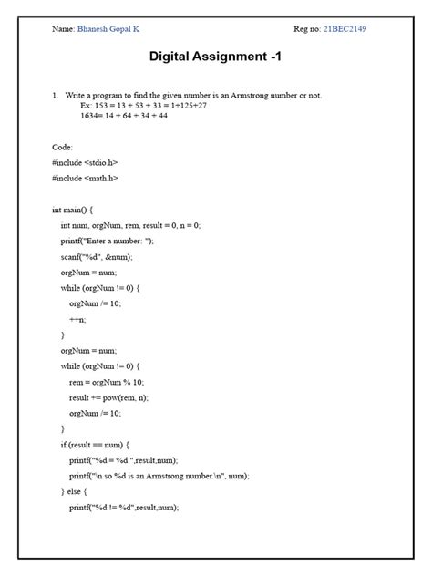 Da 1 Pdf Computer Programming Computing
