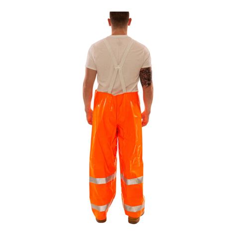 Tingley Comfort Brite Class E Hi Vis Orange Rain Overalls O Sm S