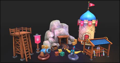 Rts Game Assets Royal 3d Props Unity Asset Store