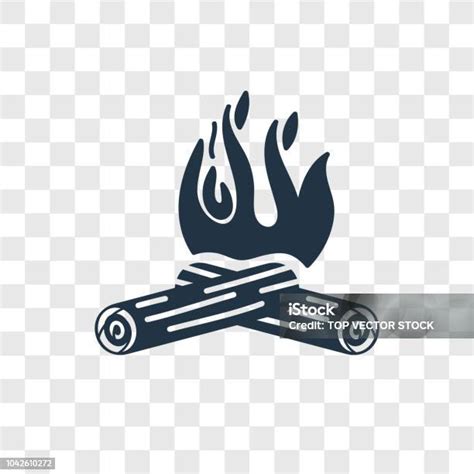 투명 한 배경 모닥불 투명도 로고 디자인에 고립 된 모닥불 벡터 아이콘 아이콘에 대한 스톡 벡터 아트 및 기타 이미지 아이콘