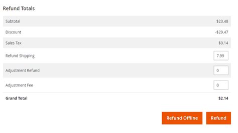 Magento2 Magento 2 How To Disable Adjustment Fee Field Only