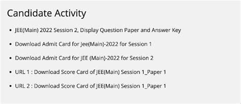 JEE Main Result Check Scorecard And Merit Lists JEE Main