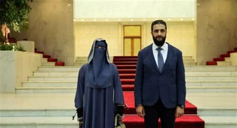 عکس جنجال همسر جولانی در رسانه‌های عربی