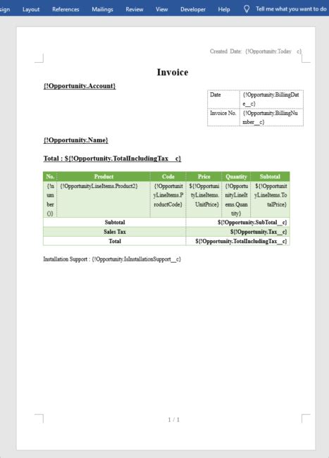 Generate A Word Document In Salesforce Using Office File Creator Office File Creator