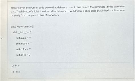 Solved You Are Given The Python Code Below That Defines A