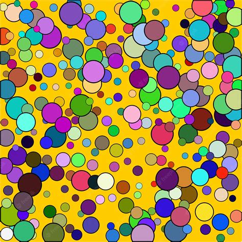 Premium Vector Abstract Circle Pattern Design Not Seamless