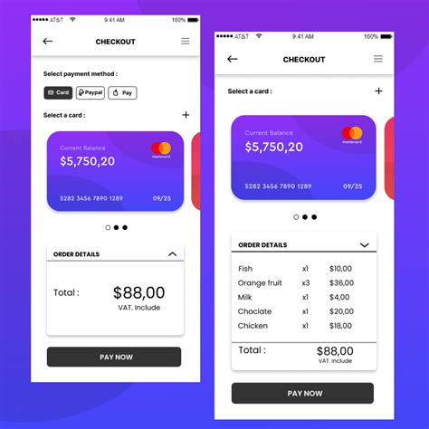 UI Design CheckOut Immanuel Rinis Portfolio