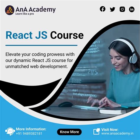 Ana Academy On Linkedin Reactjs Reactjs Html Css Programming