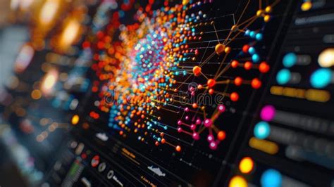 Augmented Analytics Data Visualization Stock Illustration Illustration Of Pattern Synthesis