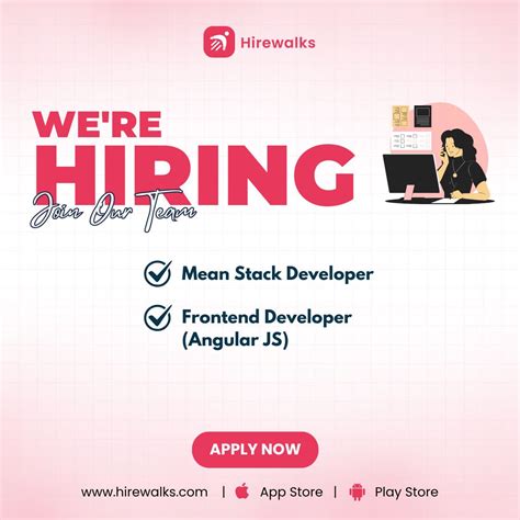 Hirewalks On Linkedin Wearehiring Hiringnow Techjobs Frontenddeveloper Angularjs Meanstack