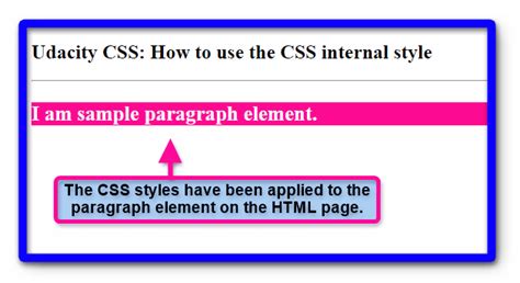 Css Basics How To Use A Css Stylesheet Udacity