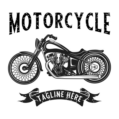 Premium Vector Retro Motorcycle Logo Design Motorcycle Conceptfor