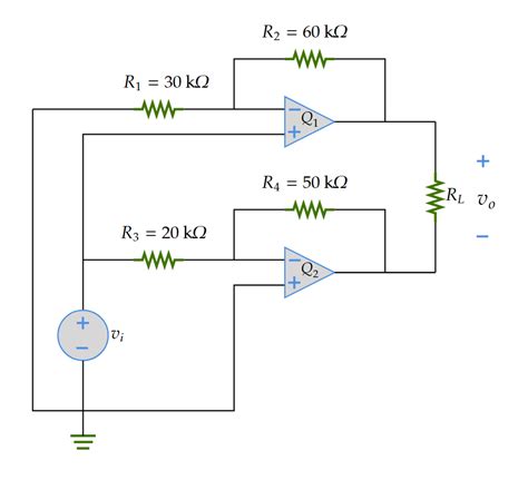 Refer To The Bridge Amplifier Shown Determine The Voltage G Quizlet