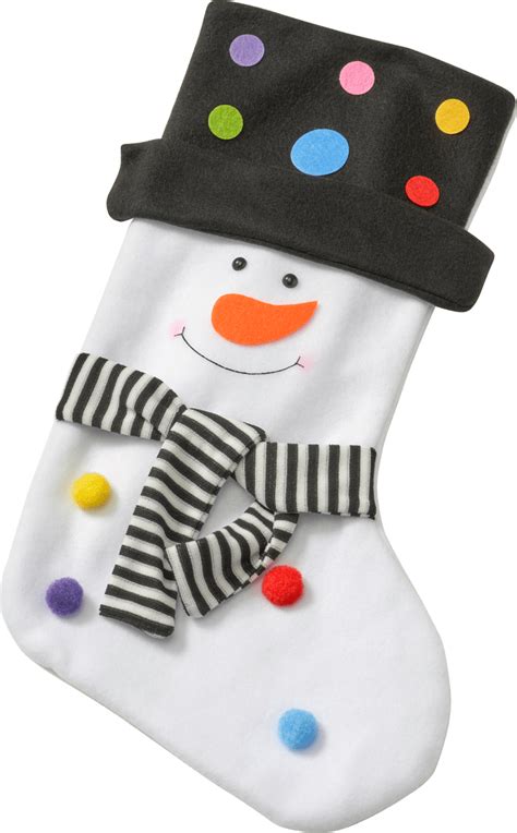 Dekorieren And Einrichten Nikolausstrumpf Schneemann Konfetti Fleece 1