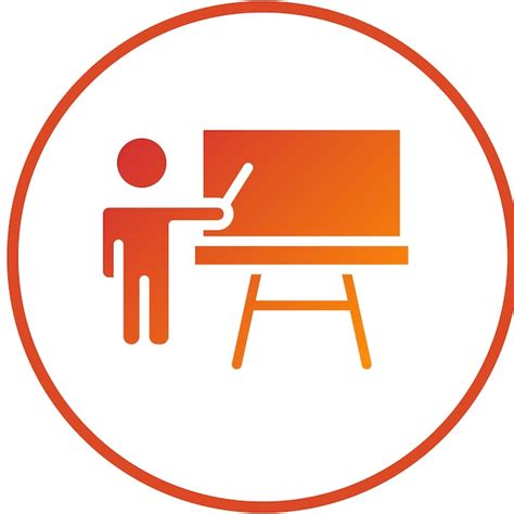 Premium Vector Vector Design Teacher Lecture Icon Style