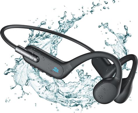 Aninuale Bone Conduction Headphones Ip68 Waterproof Swimming Headphones