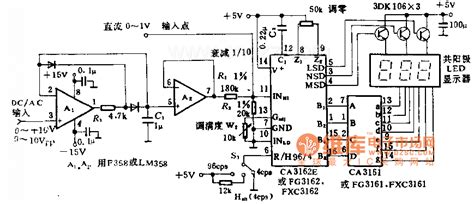 Make Straight Play Three Digital Voltmeter Circuit Diagram Temperature Sensor Sensor Circuit