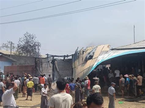 အမ်းနှင့် စစ်တွေတွင် မီးလောင်မှုထပ်ဖြစ်၊ နေအိမ် ၁ လုံးနှင့် ကုန်စုံဆိုင် ၁ ဆိုင် ပျက်စီးဆုံးရှုံး