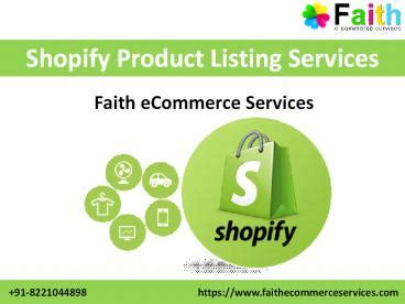 PPT Shopify Product Listing Services PowerPoint Presentation Free To Download Id Bcc ZjlmN